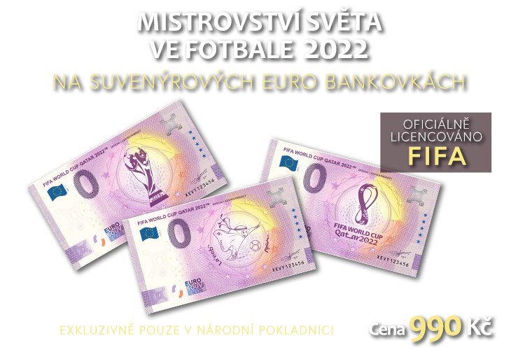 Mistrovstv Sv ta Ve Fotbale 2022 Suven rov Euro Bankovky